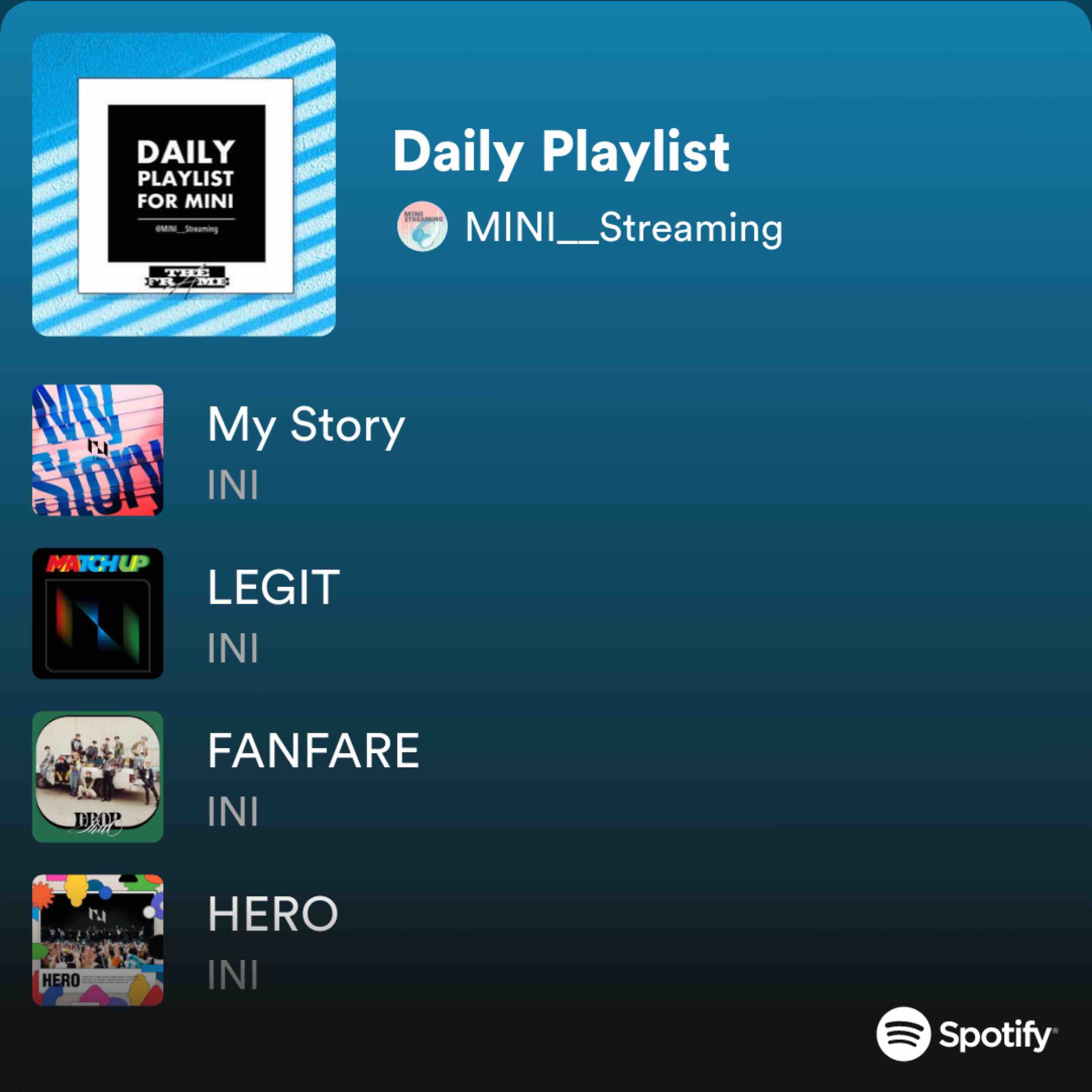 Daily Playlist - playlist by MINI__Streaming | Spotify