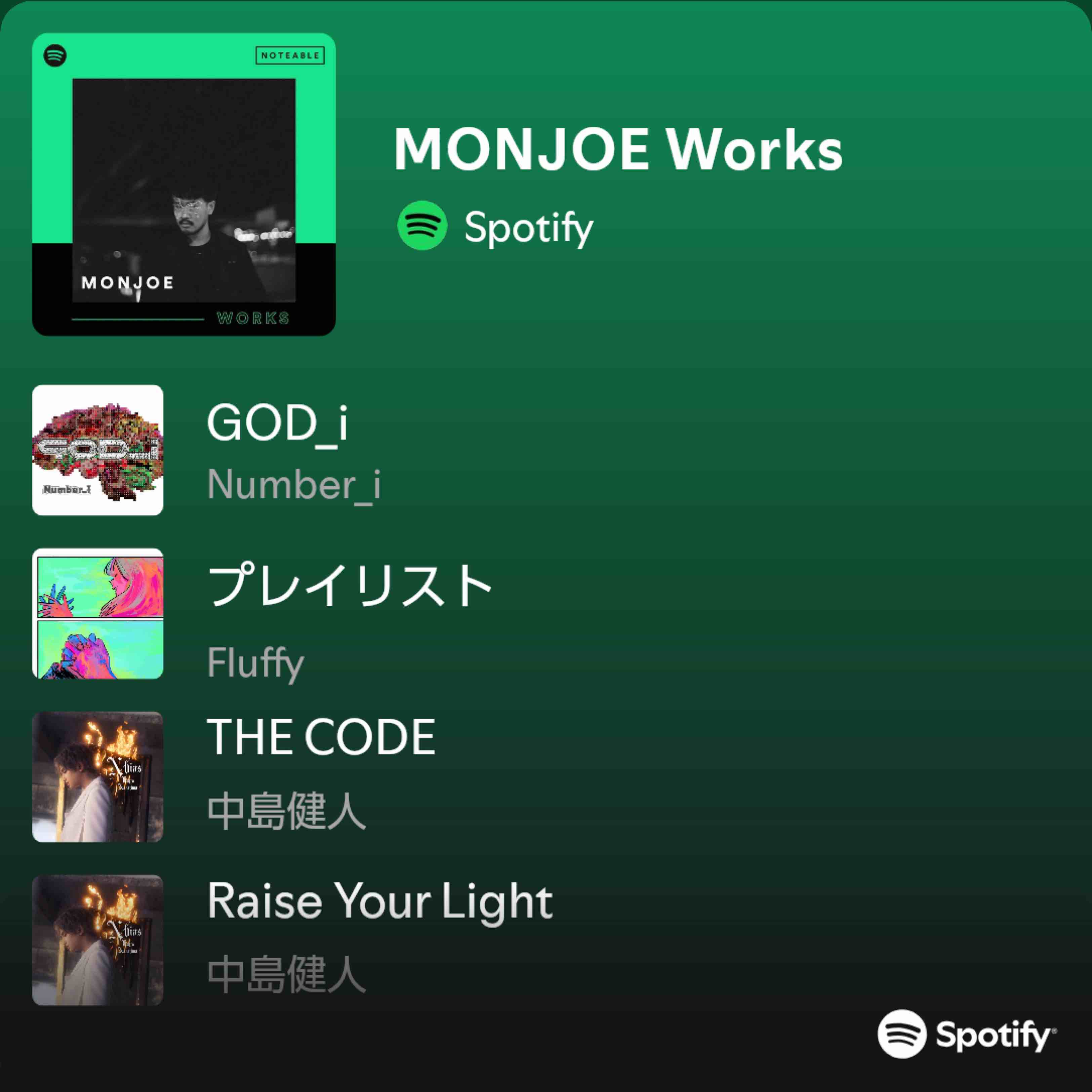 MONJOE Works - 96 Songs - playlist by Spotify