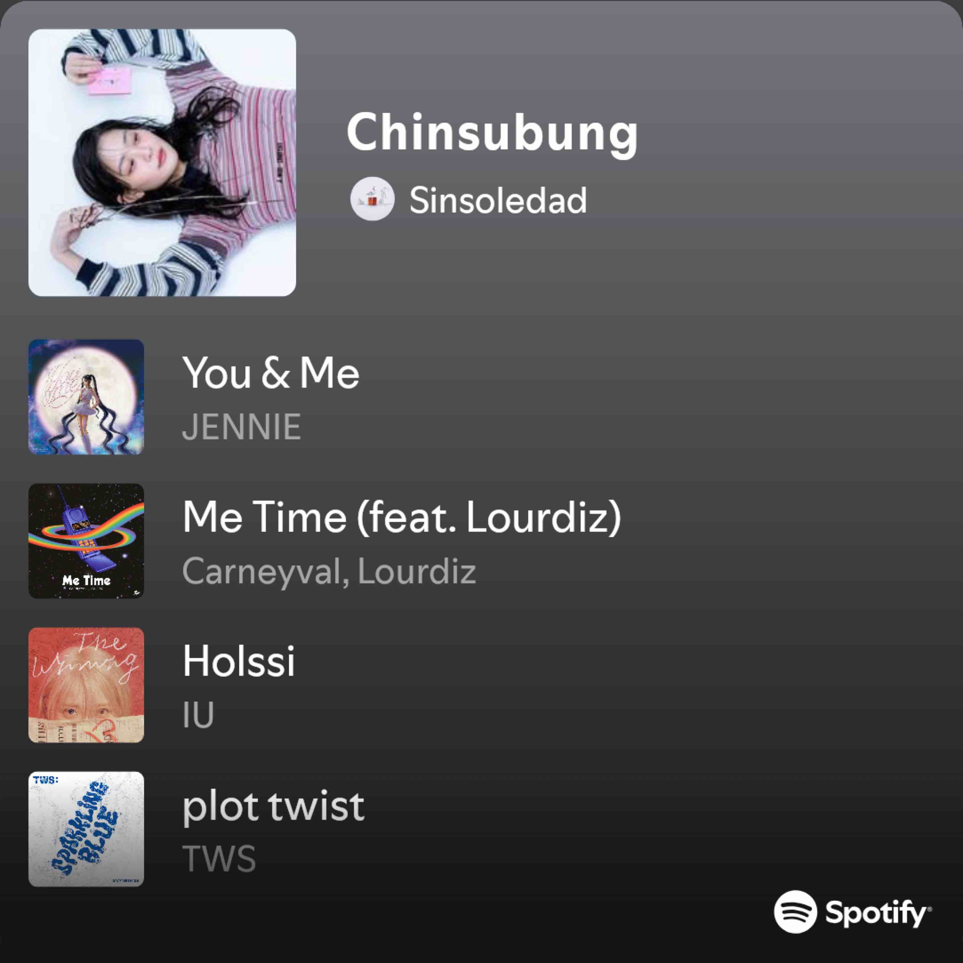 Chinsubung - playlist by Sinsoledad | Spotify