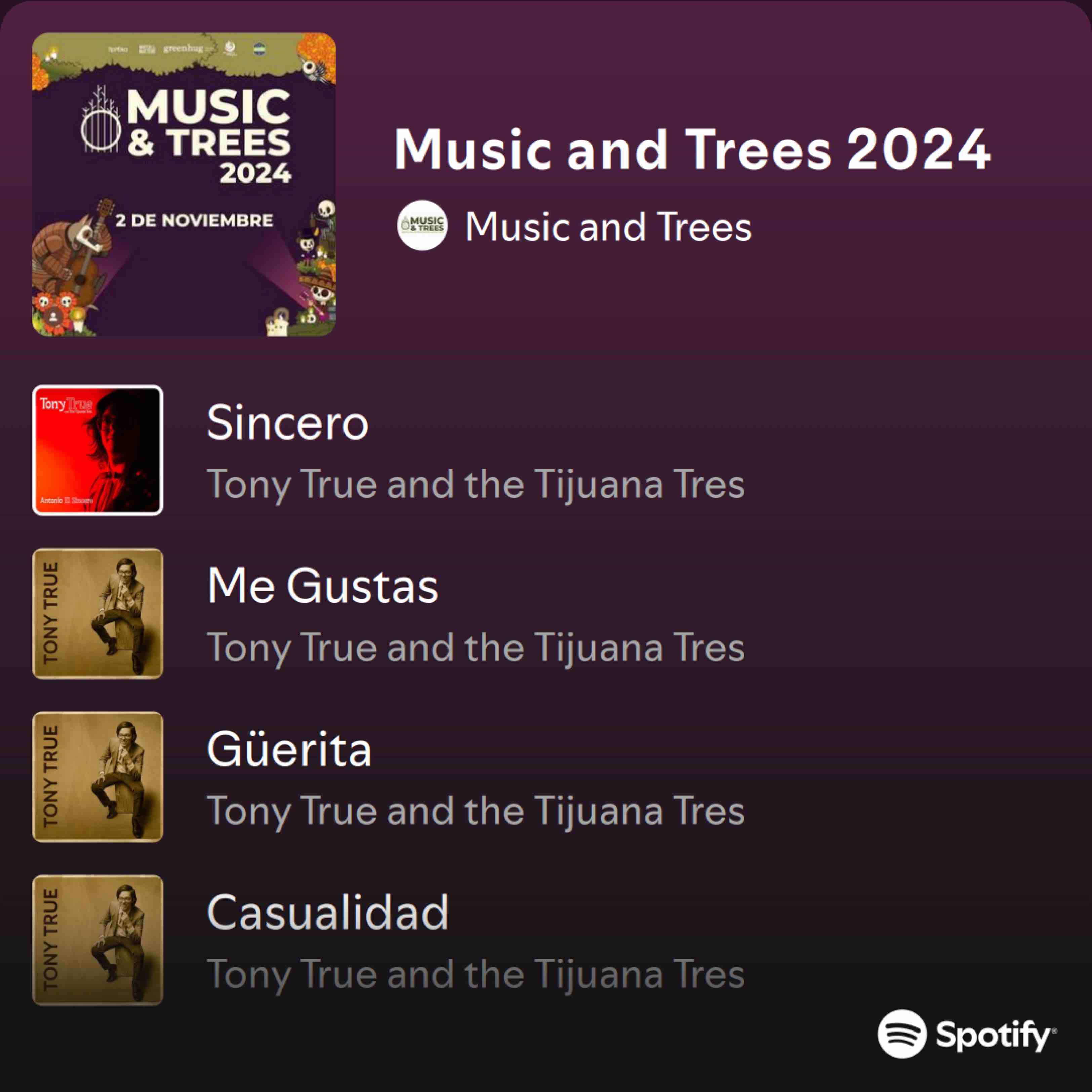 Music and Trees 2024 - playlist by Music and Trees | Spotify