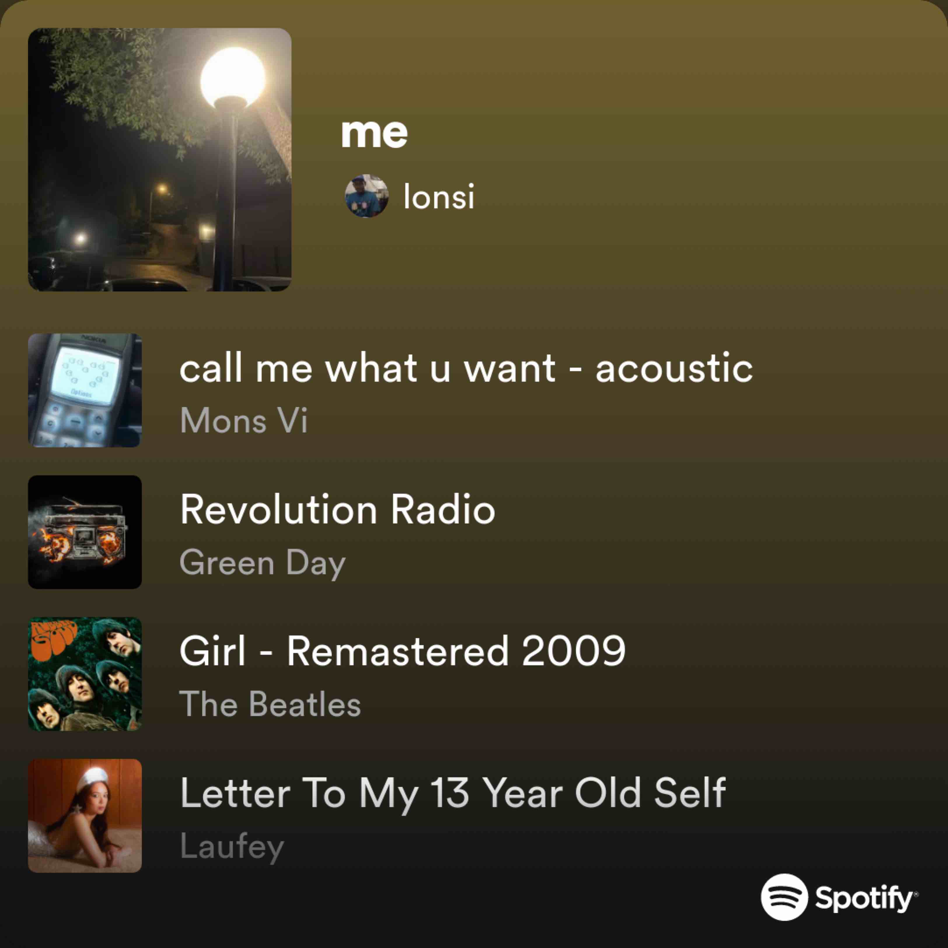 me - playlist by lonsi | Spotify