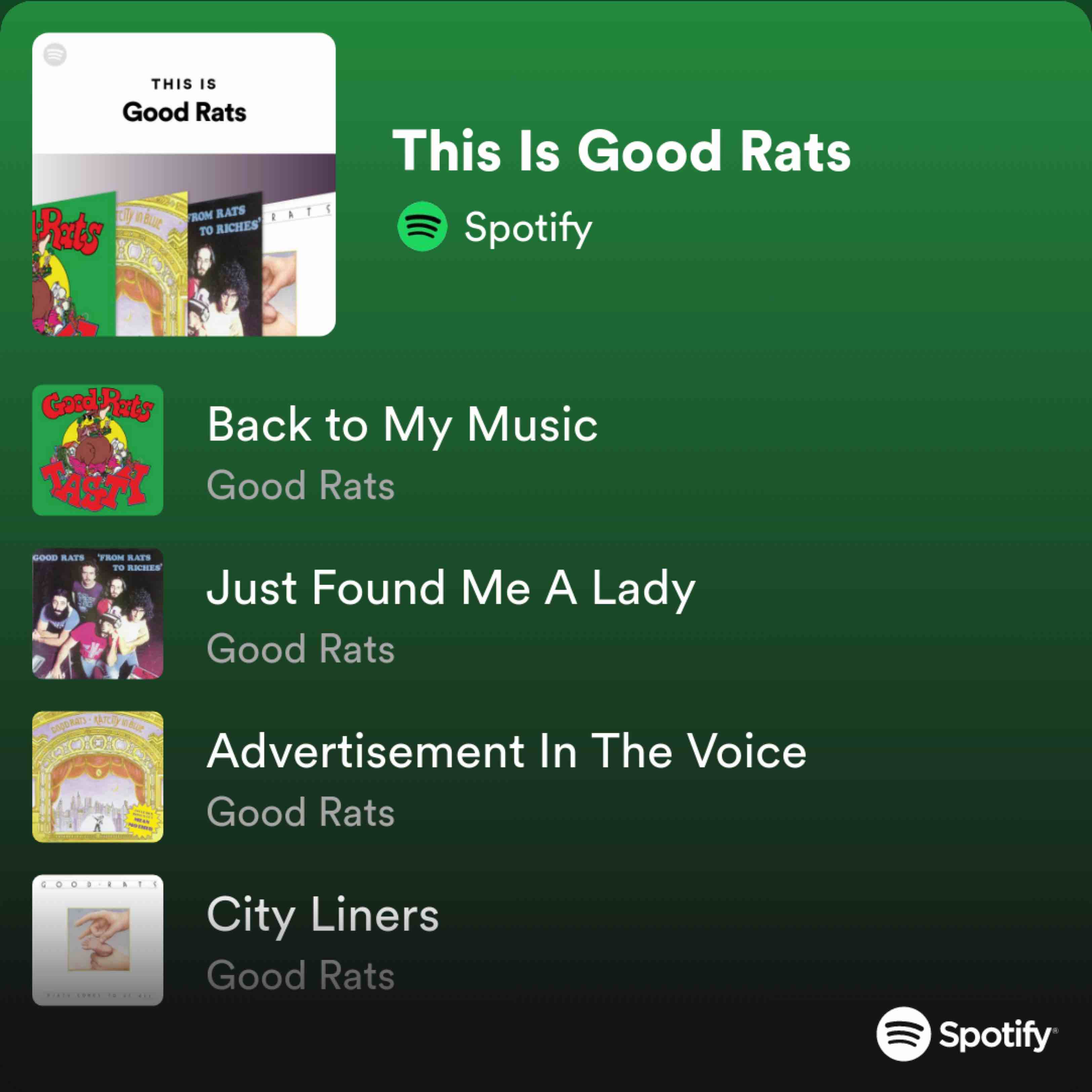 This Is Good Rats - playlist by Spotify | Spotify