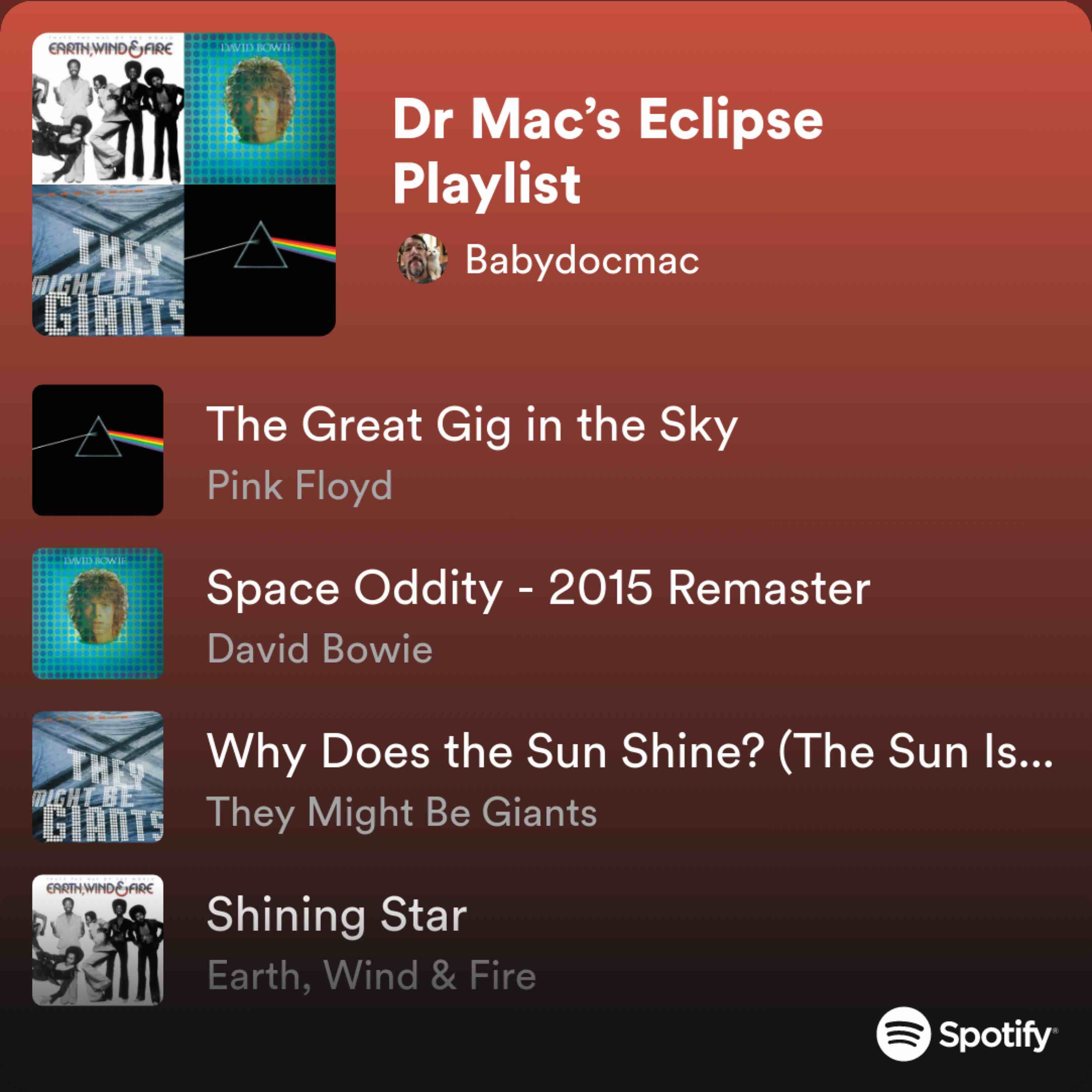 Dr Mac’s Eclipse Playlist - playlist by Babydocmac | Spotify