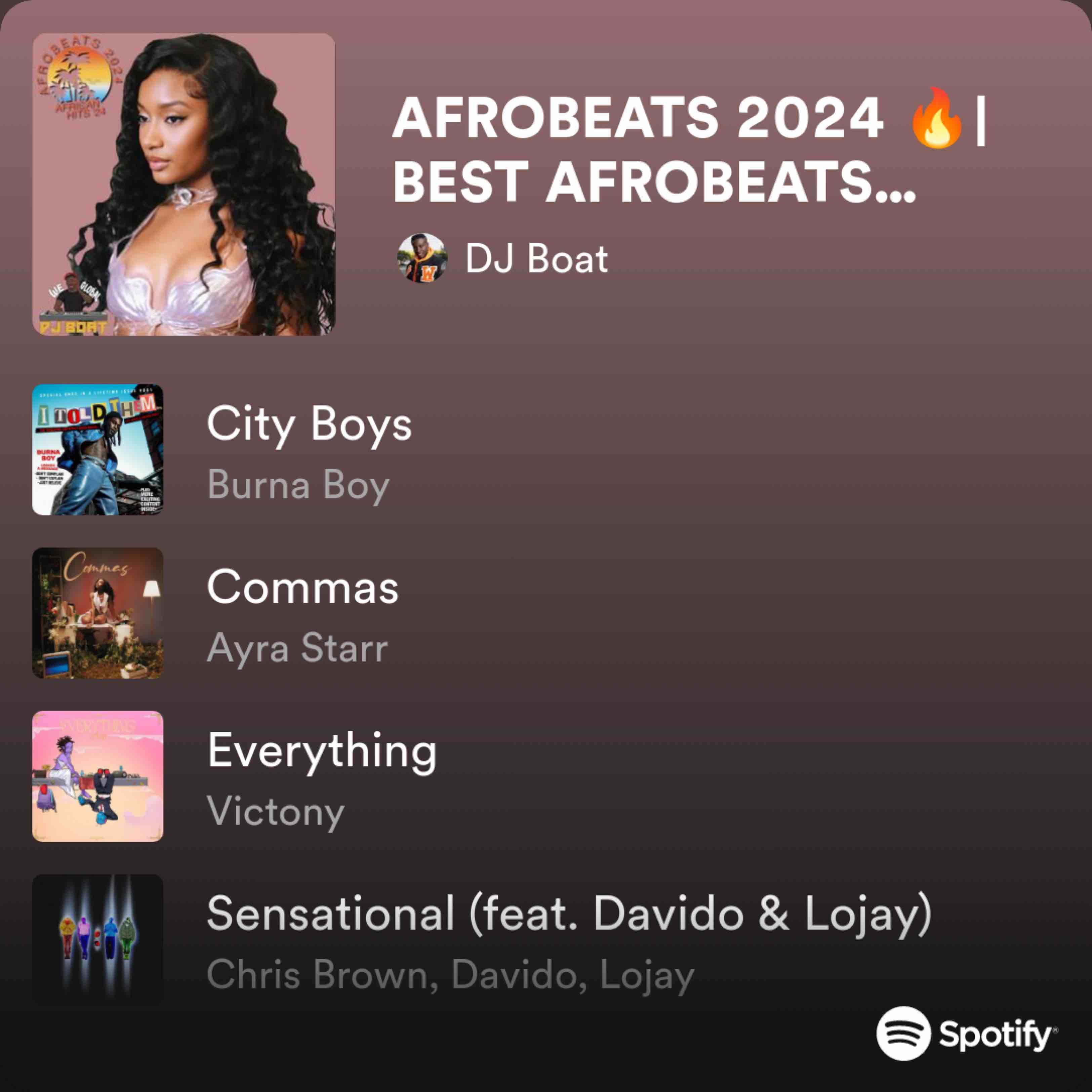AFROBEATS 2024 🔥| BEST AFROBEATS PLAYLIST🔥 - playlist by DJ Boat | Spotify