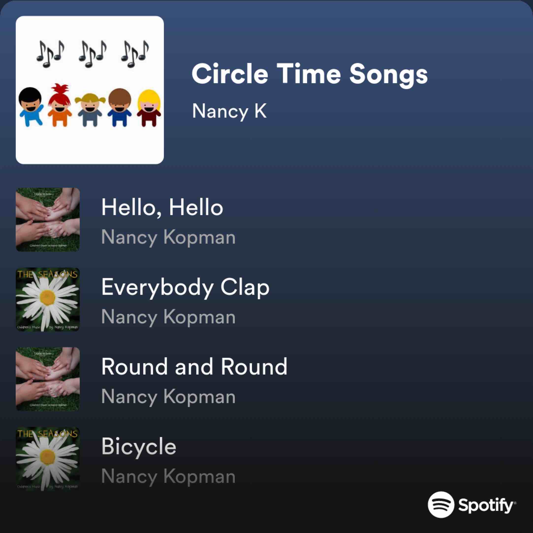 Circle Time Songs - playlist by Nancy K | Spotify