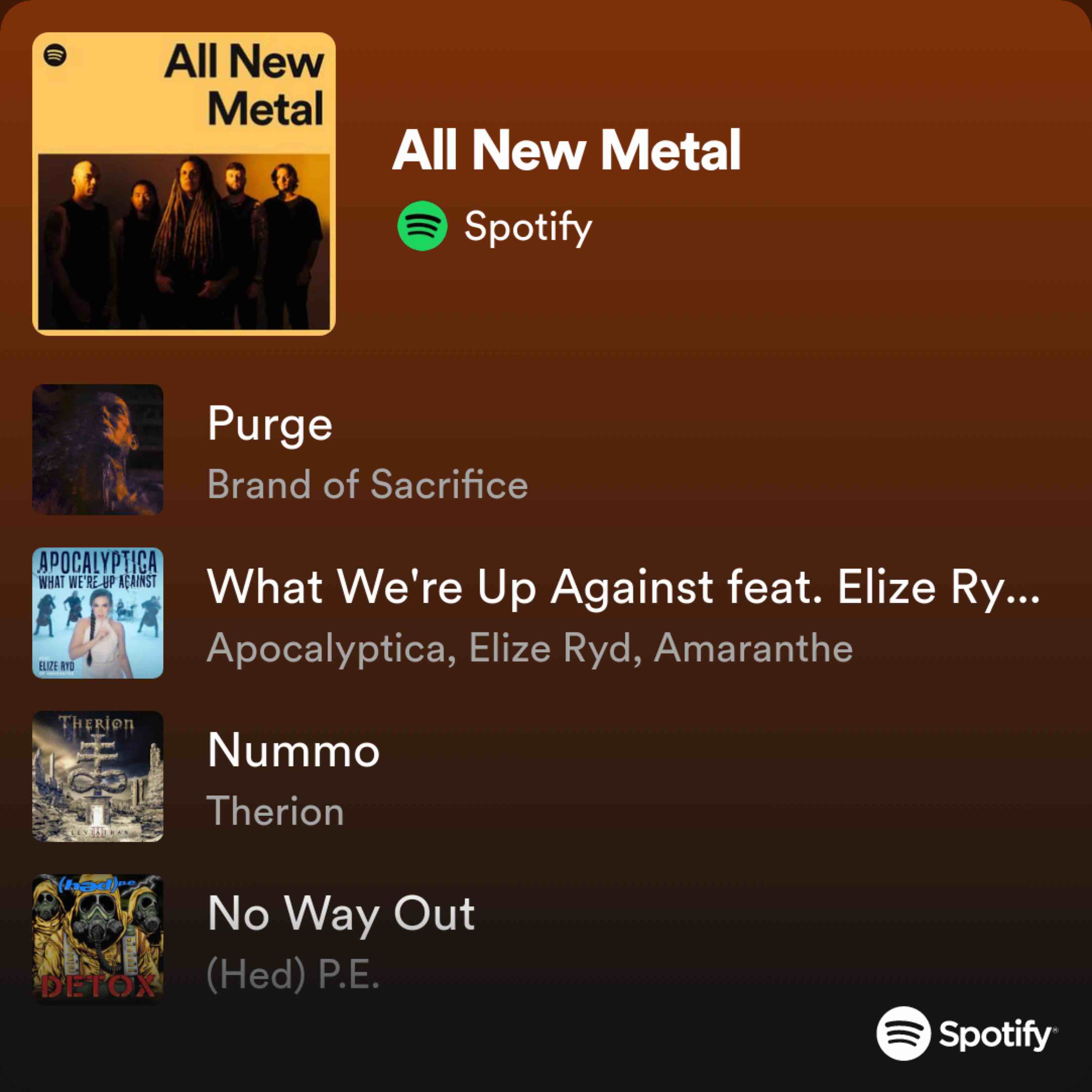 All New Metal - playlist by Spotify | Spotify