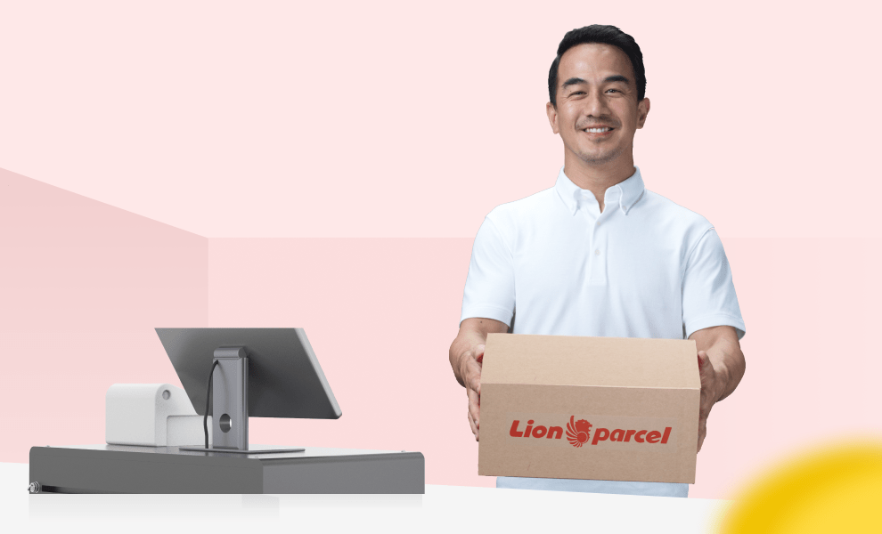 Pendaftaran merchant dengan Lion Parcel