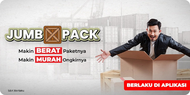 Pakai JUMBOPACK, Kirim Paket Jumbo Mulai 30kg Hemat Ongkir!