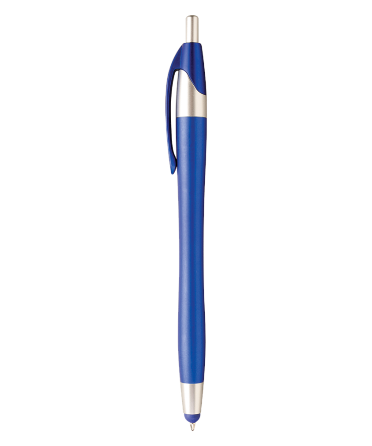 Item # 750 - Spring Colored - Elegant - Stylus Clicker Pen