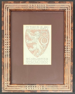Alfons MUCHA (1860 - 1939) - Ni zisk, ni slávu - Ex libris Dr. J ...