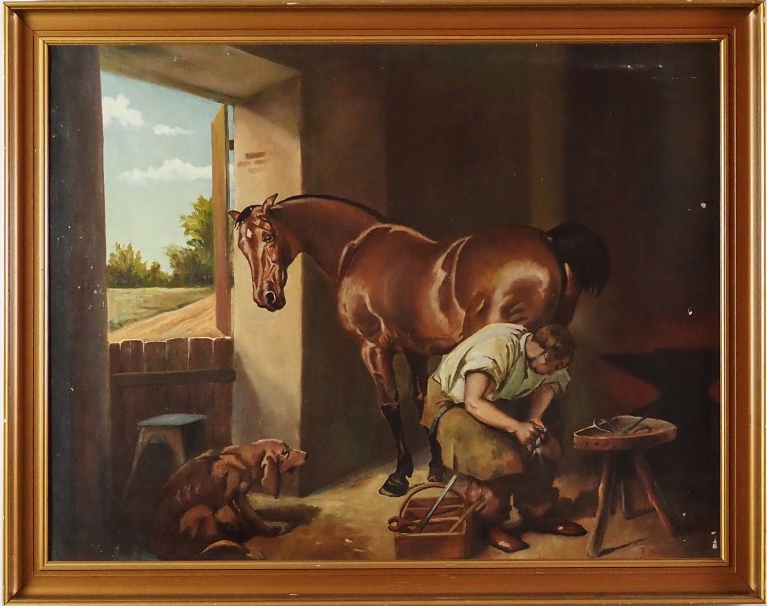 Jens Bisgaard Sorensen (1877 – 1966) – U kováře - 16. eAukce ...