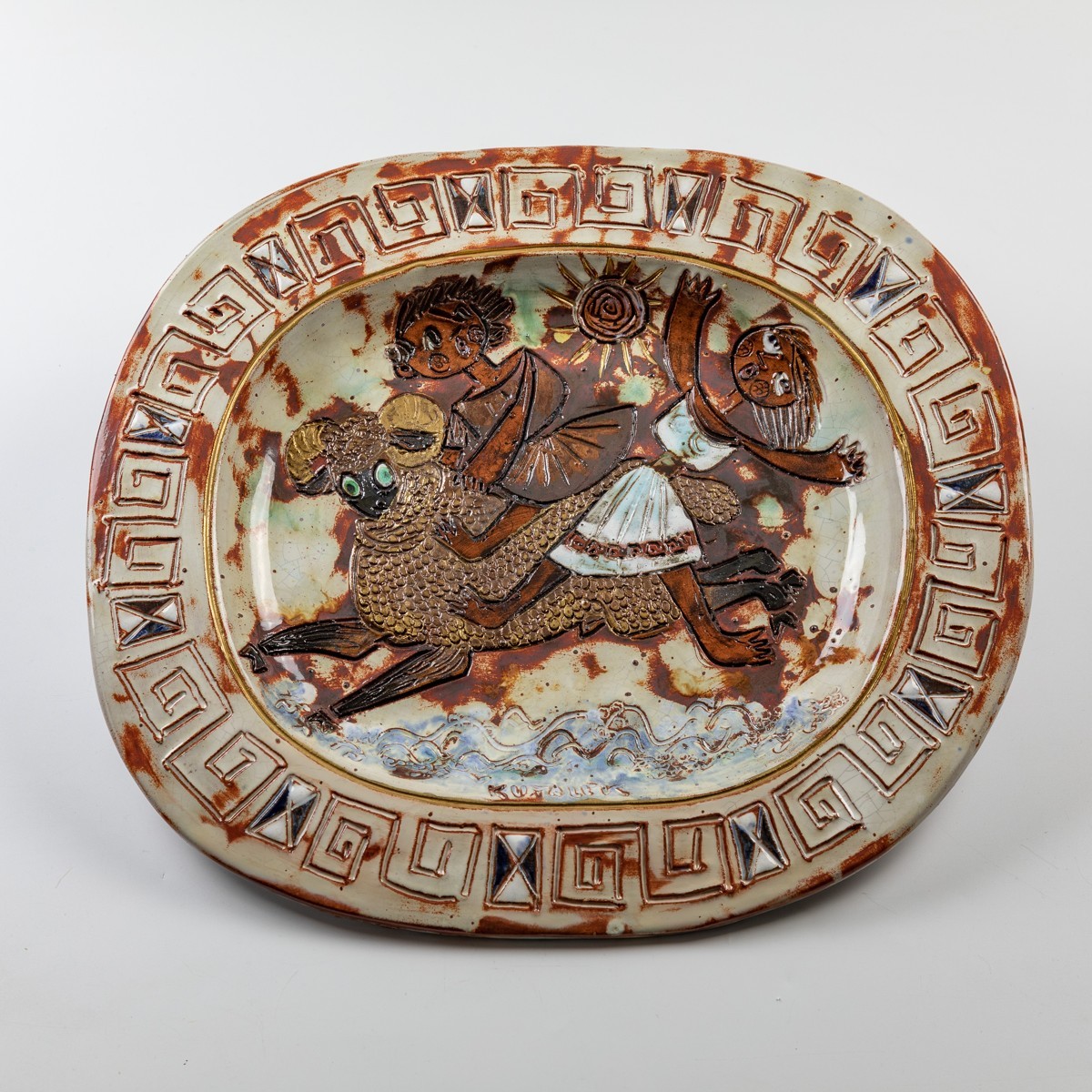 Jan Kutálek - Mísa "Frixos a Hellé na zlatém beranu" - 9. eAukce 100 ...