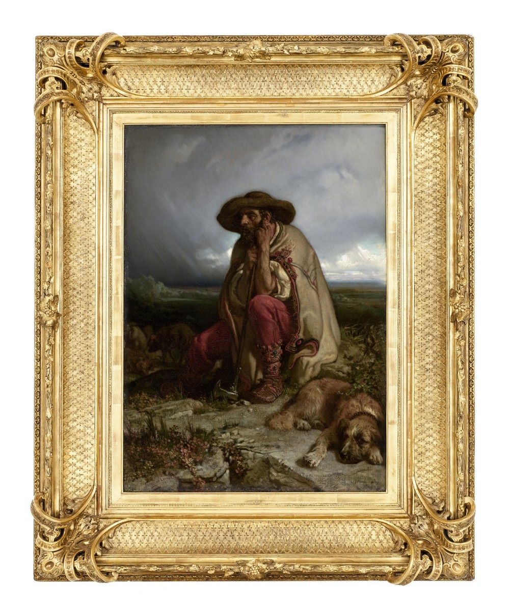 Čermák Jaroslav - Slovenský bača se psem - Velká sálová aukce v Obecním ...