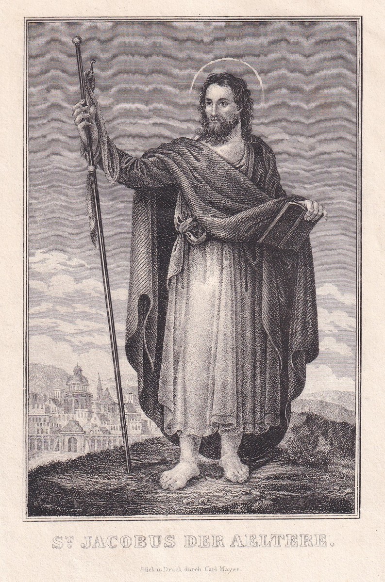 Neznámý autor - St. Jacobus der Aeltere - eAukce - Mince, Stará grafika ...