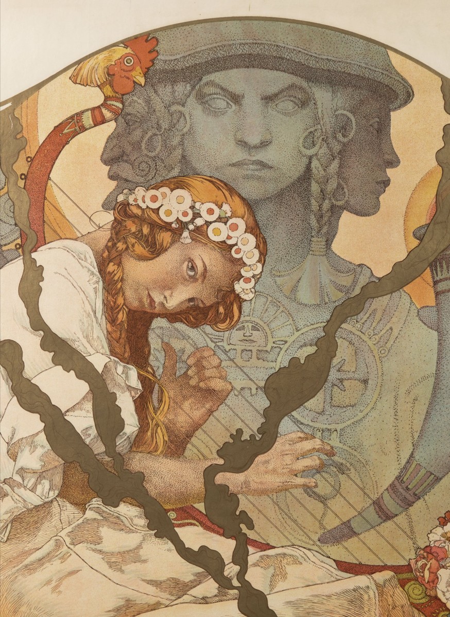 ALFONS MUCHA 1860 - 1939 - PLAKÁT PRO SLOVANSKOU EPOPEJ - Večerní aukce ...