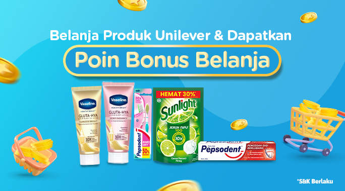 Bonus Belanja by Unilever - Dapatkan Bonus Poin dan Kupon Undian