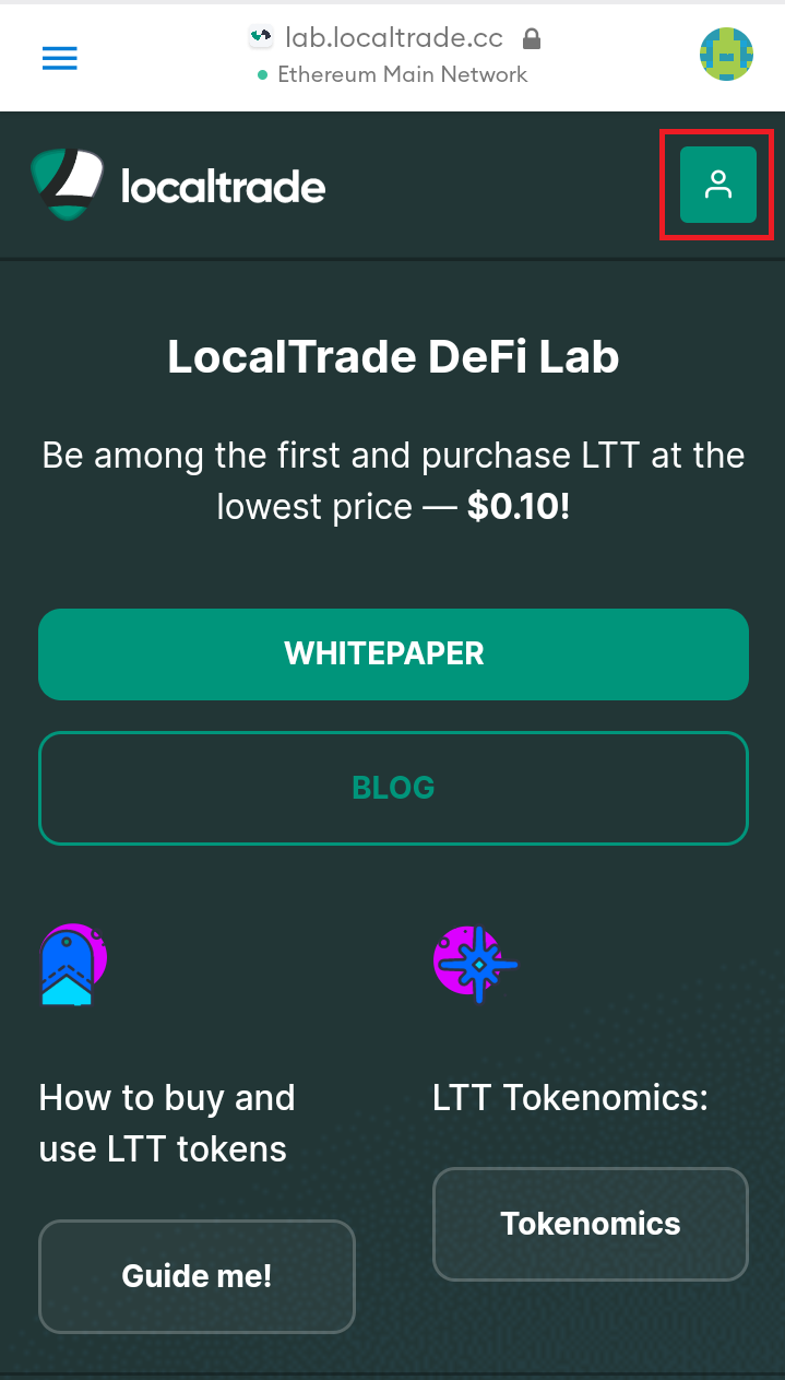 Get started with DeFi Lab - LocalTrade