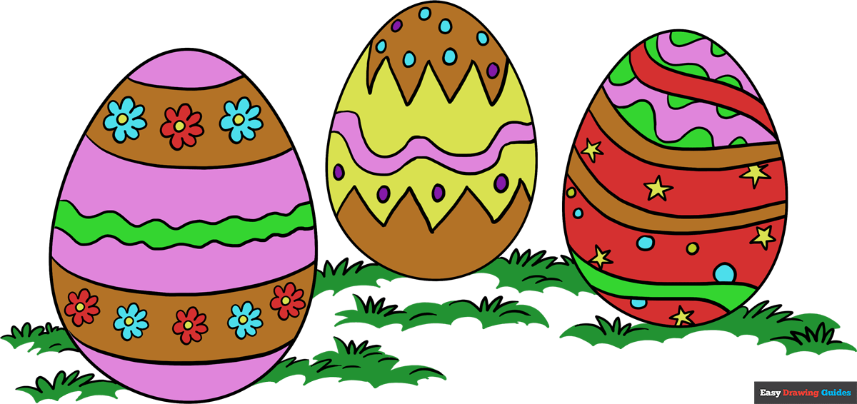30+ Easy Easter Drawing Inspirations for Everyone – Loveable