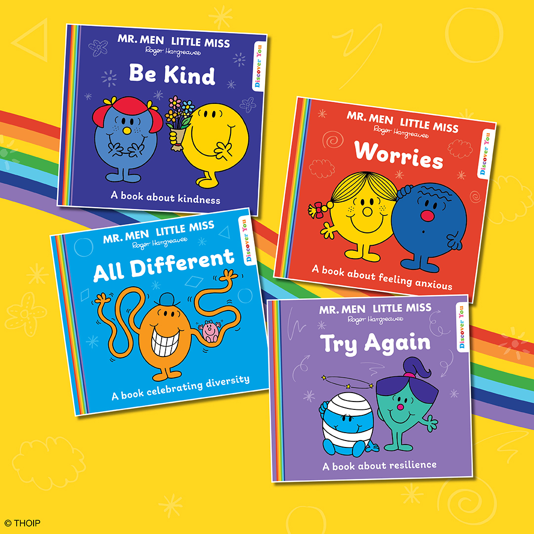 Win a set of four Mr. Men Discover You books by Roger Hargreaves