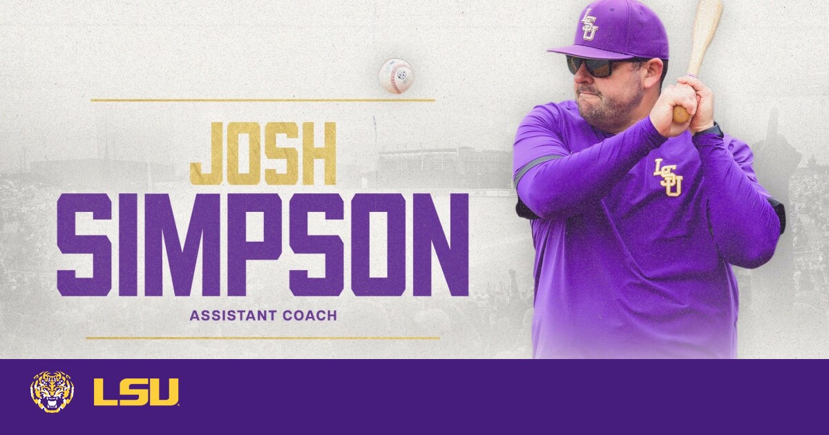Josh Simpson Returns To Lsu Baseball As Assistant Coach Lsu