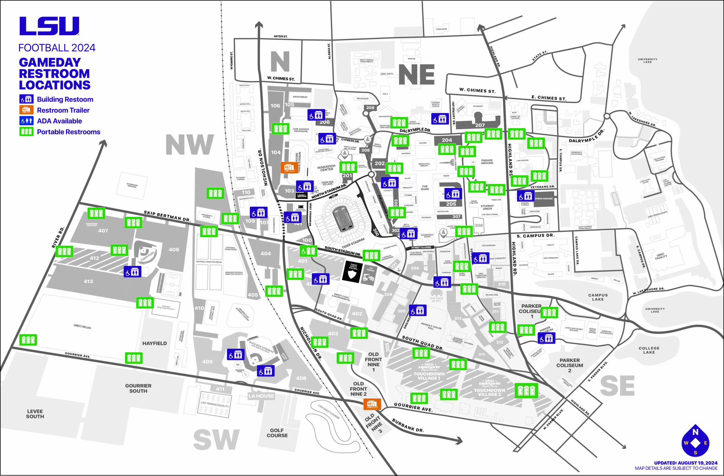 LSU Tigers | Gameday Parking