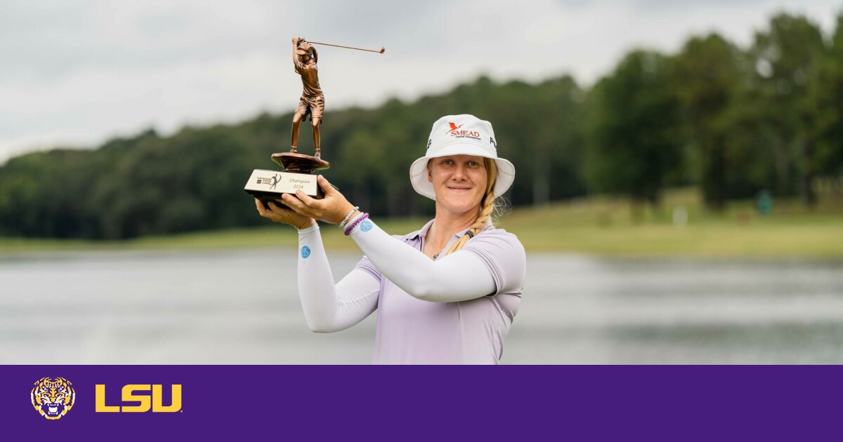 Former Tiger Golfer Lindblad Scores Her First Professional Victory – LSU
