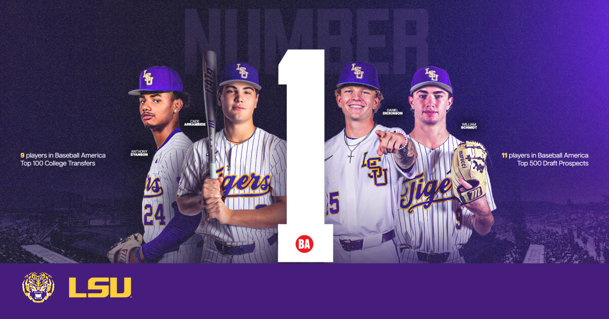 Newcomer Class for 2025 Season Rated No. 1 by Baseball America – LSU
