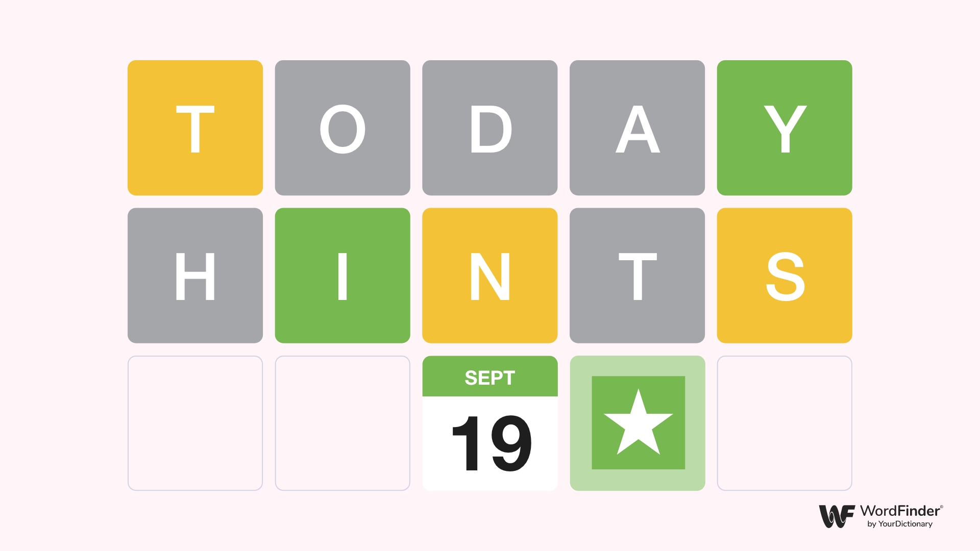 Today’s Wordle Hints and Answer - Friday, September 19 2025 (#1553)