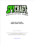 Spycraft 2.0 - Bag Full of Guns: This is My Rifle | Ludopedia