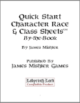 Advanced Labyrinth Lord - Quick Start Character Race & Class Sheets: By ...