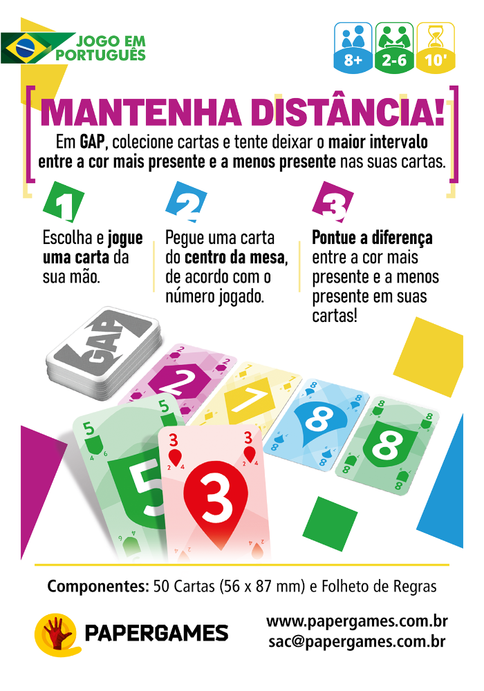 GAP | Imagem | PaperGames – Verso da Caixa