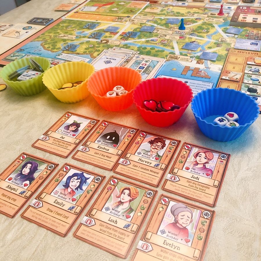 Stardew Valley: The Board Game | Imagem | JOGO EM ANDAMENTO