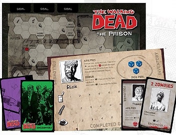 The Walking Dead: The Prison – Board Game | Imagem | Componentes