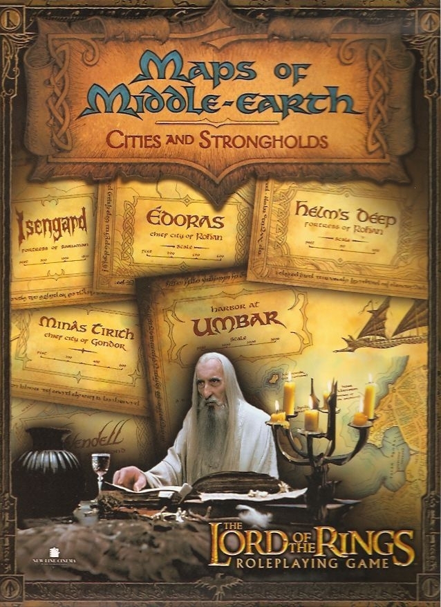 Lord of the Rings RPG - Maps of Middle-earth: Cities and Strongholds ...