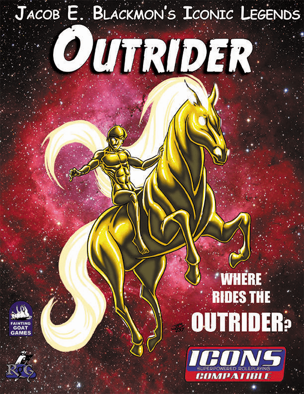 ICONS - Jacob E. Blackmon's Iconic Legends: Outrider | Imagem | Caixa ...