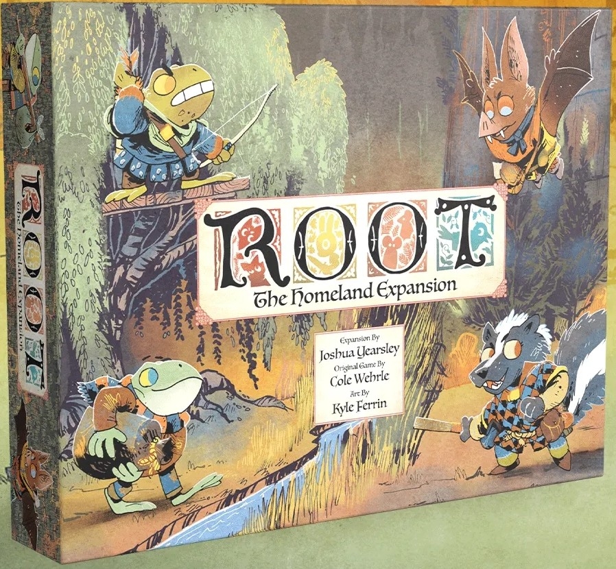 Root: The Homeland Expansion | Imagem | Caixa apresentada na campanha ...