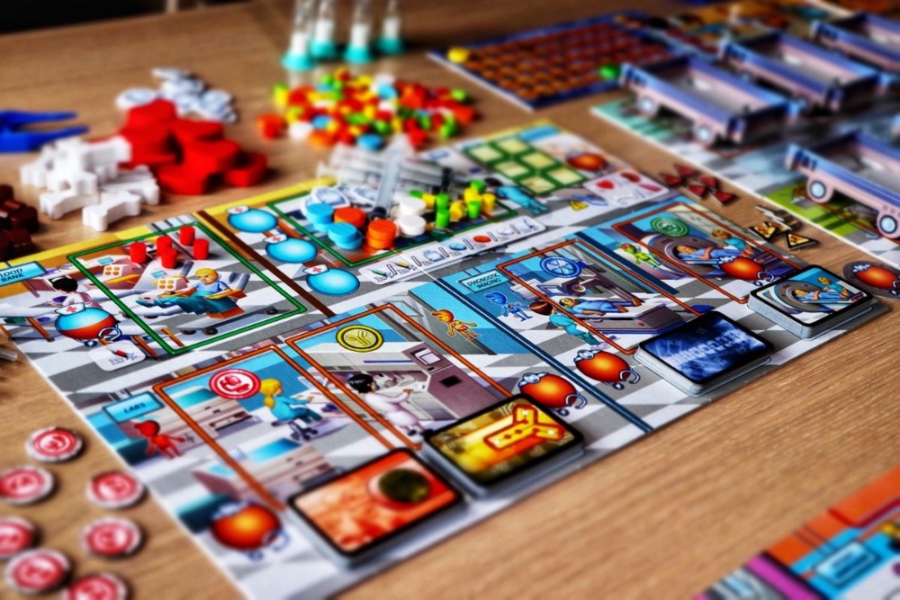 Rush M.D. | Imagem | Jogo em andamento (Imagem: Wouter (Tabletopping)