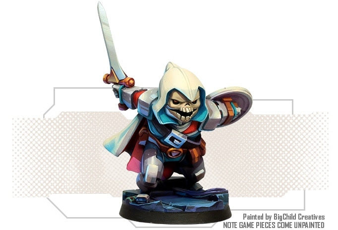 Marvel United | Imagem | Taskmaster pintado pela Bigchild Creatives