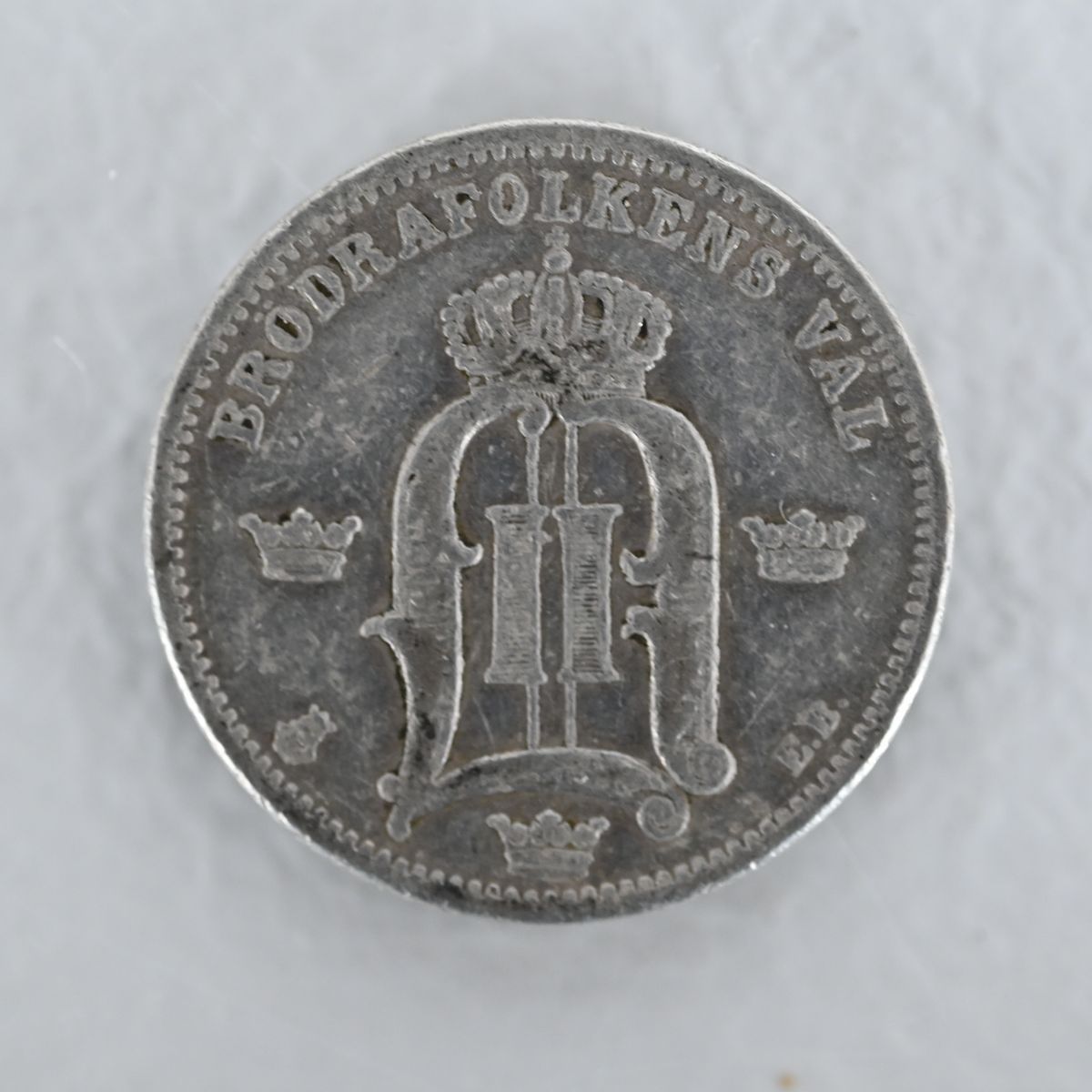 Mynt, 50 öre Oscar II 1880, Sverige | Auktion.se