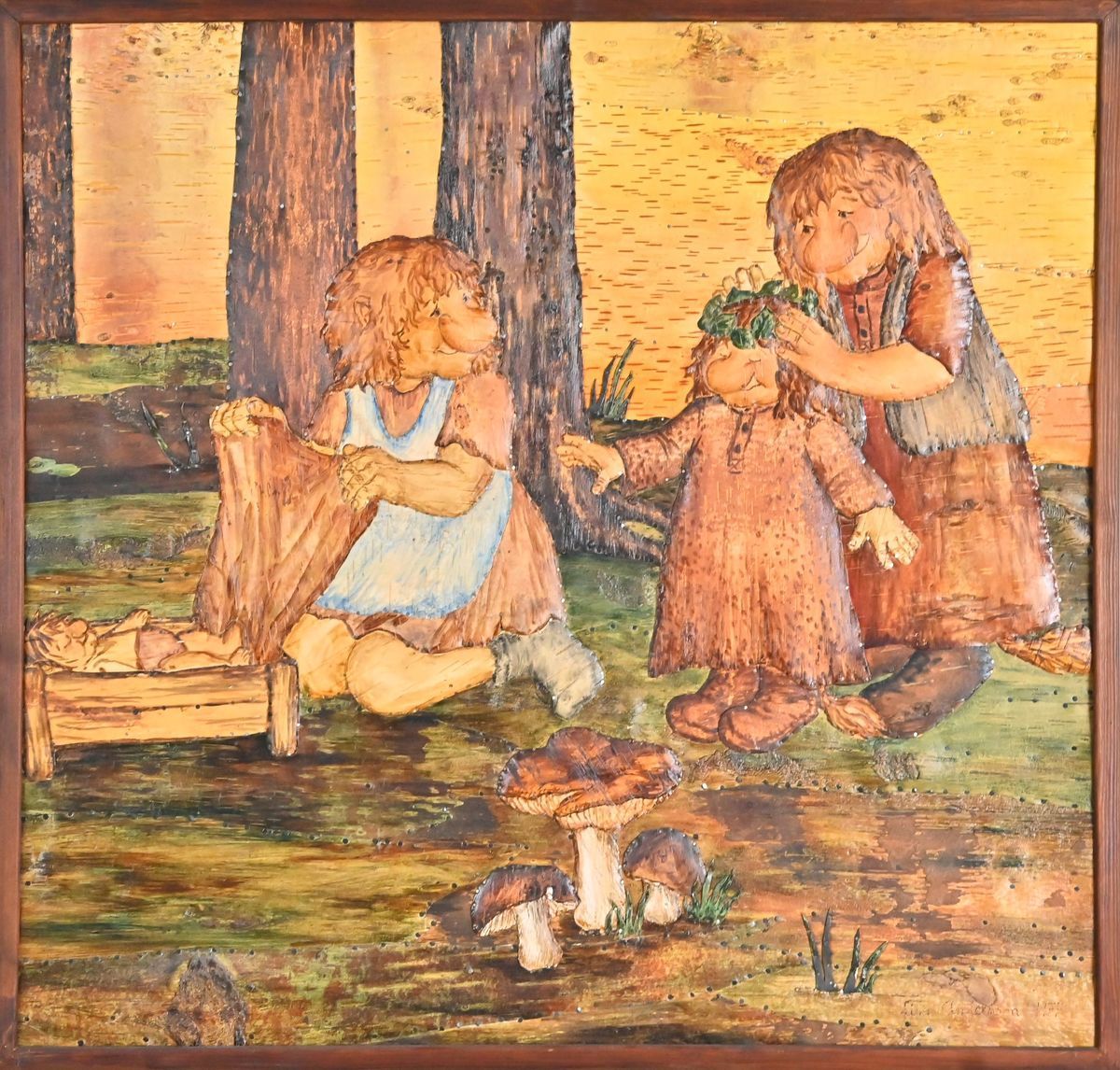 Lisa Andersson, nävertavla, Vitå (109468) — Luleå Auktionsverk