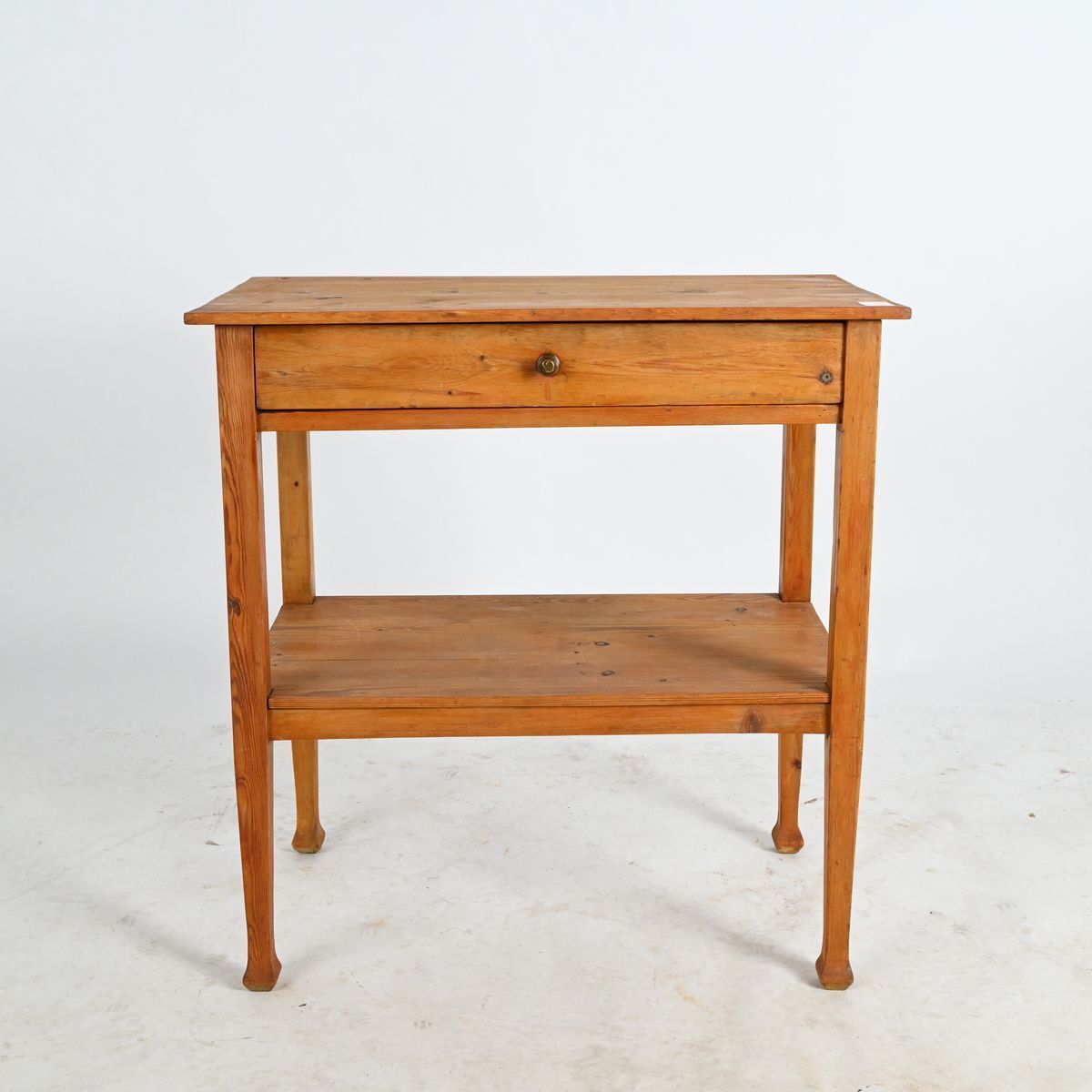 Bord med låda, furu, Jugend (104832) — Luleå Auktionsverk