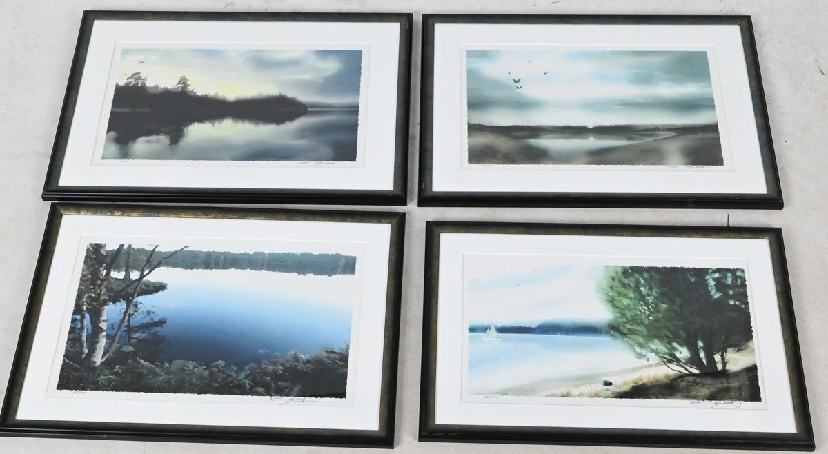 Kent Carlsson, 4st signerade grafiska blad (119318) — Luleå Auktionsverk