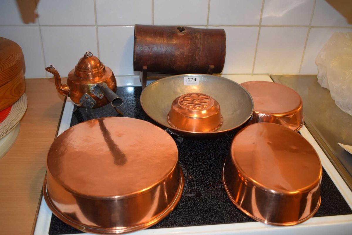 Parti kopparsaker (20210) — Luleå Auktionsverk