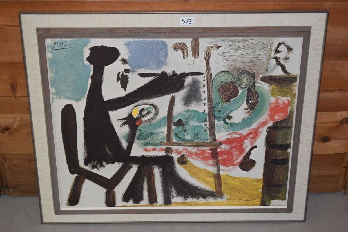 Tavla tryck Picasso (23986) — Luleå Auktionsverk