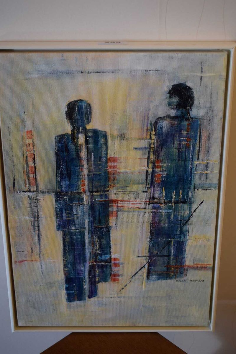 Oljemålning Eva Sandberg 2018 (27640) — Luleå Auktionsverk