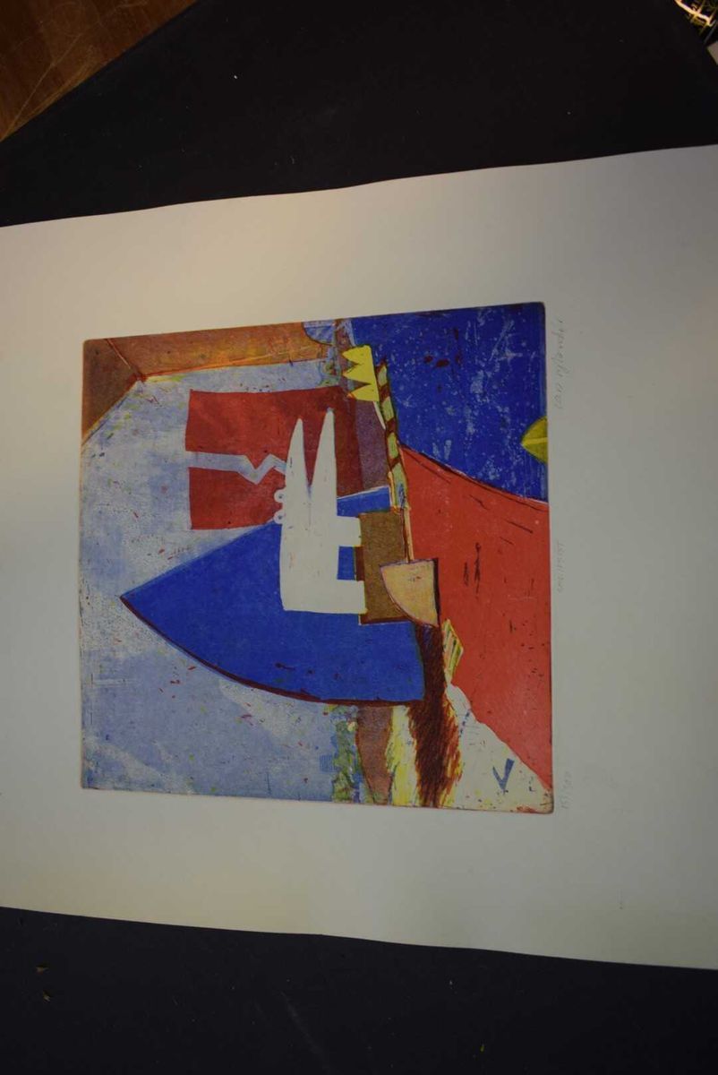 Färglitografi Lars Nylander (4321) — Luleå Auktionsverk