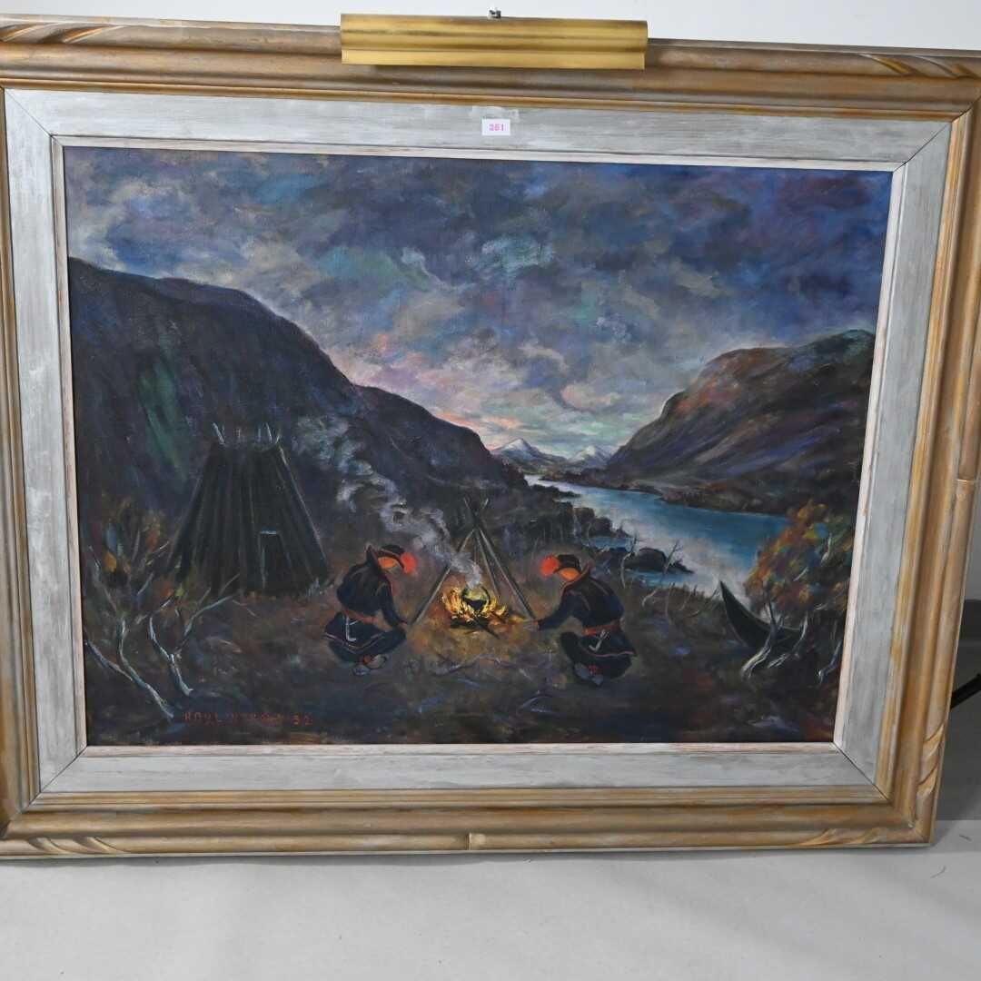 Oljemålning HBY Lindholm (53390) — Luleå Auktionsverk