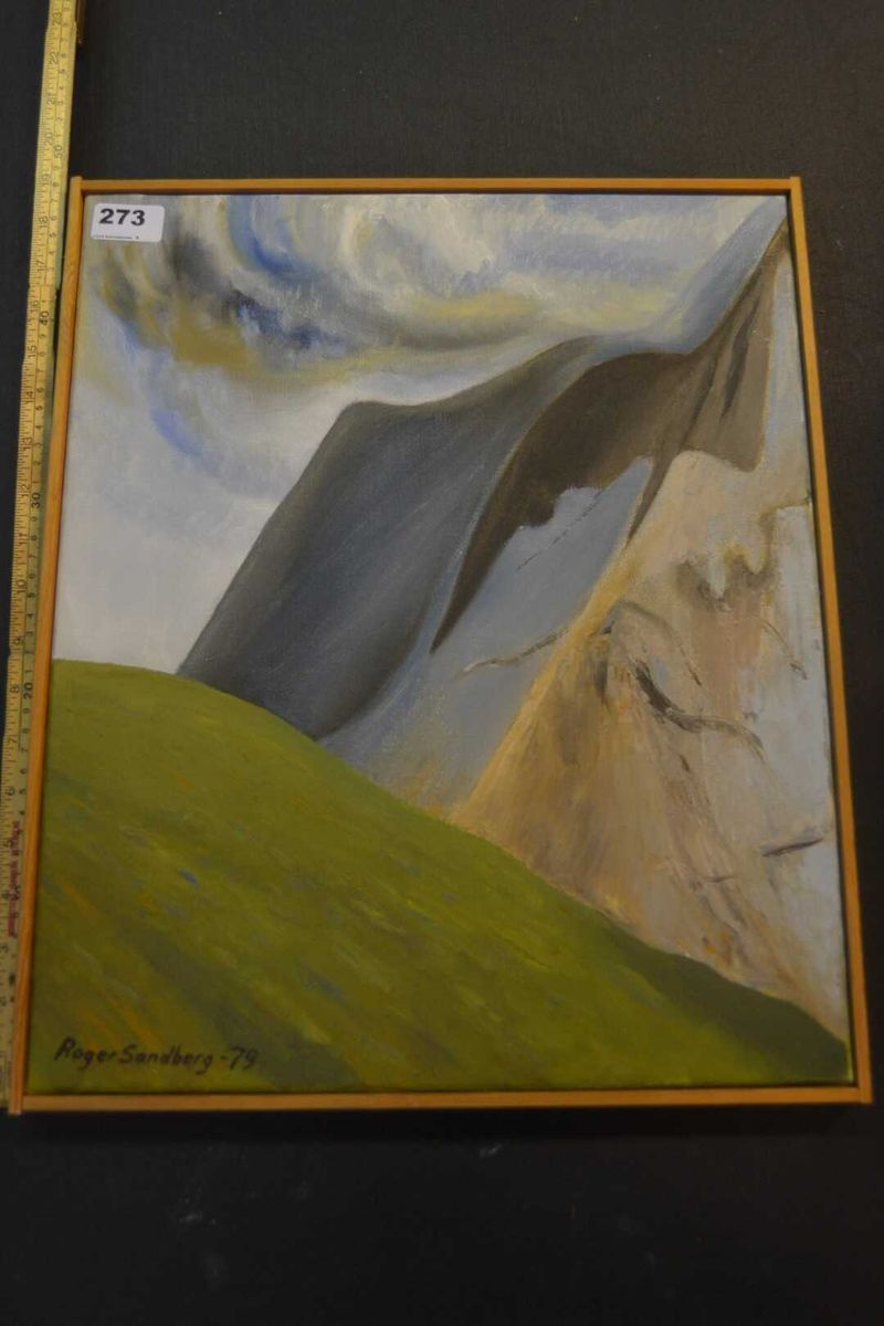 Oljemålning Roger Sandberg (571) — Luleå Auktionsverk