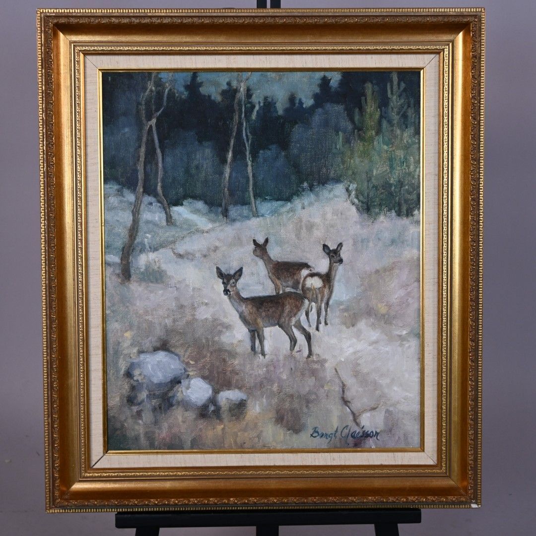 Bengt Claesson oljemålning (60035) — Luleå Auktionsverk