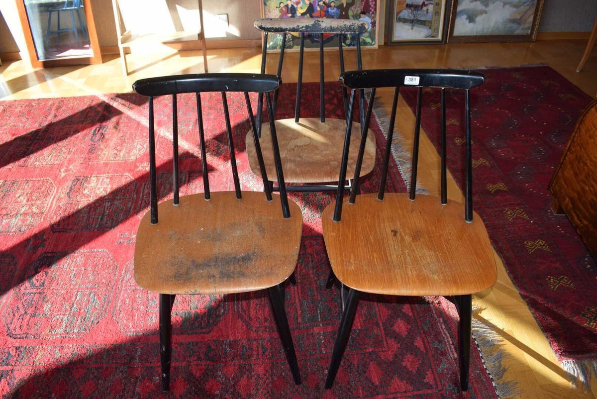 3 stolar Fanett (6237) — Luleå Auktionsverk